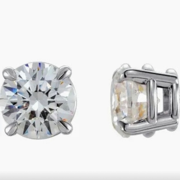 Addiesjewels.com | Jewelry | Lab Created Diamond Stud Earrings | Poshmark